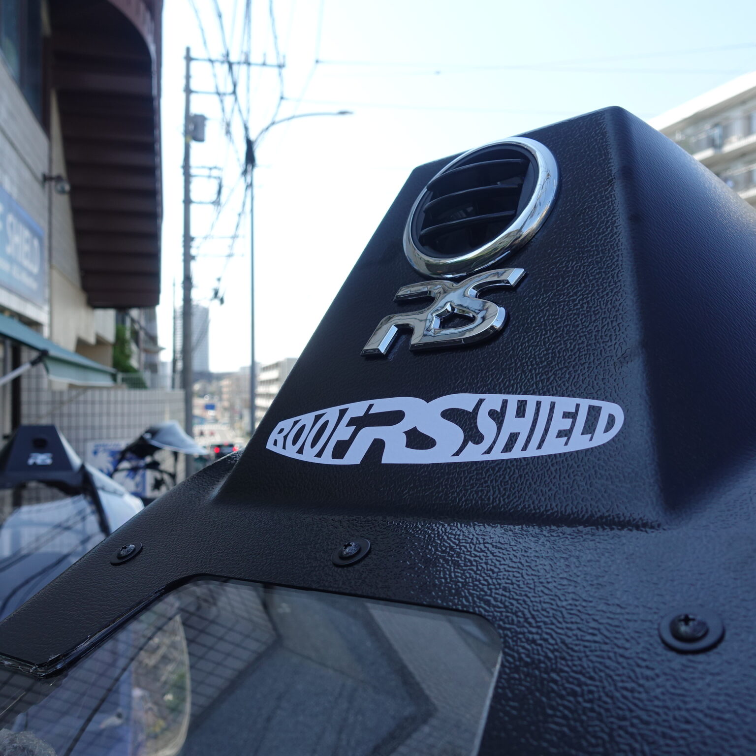 Home - Roof Shield - Universal Scooter & Motorcycle Roof Kit